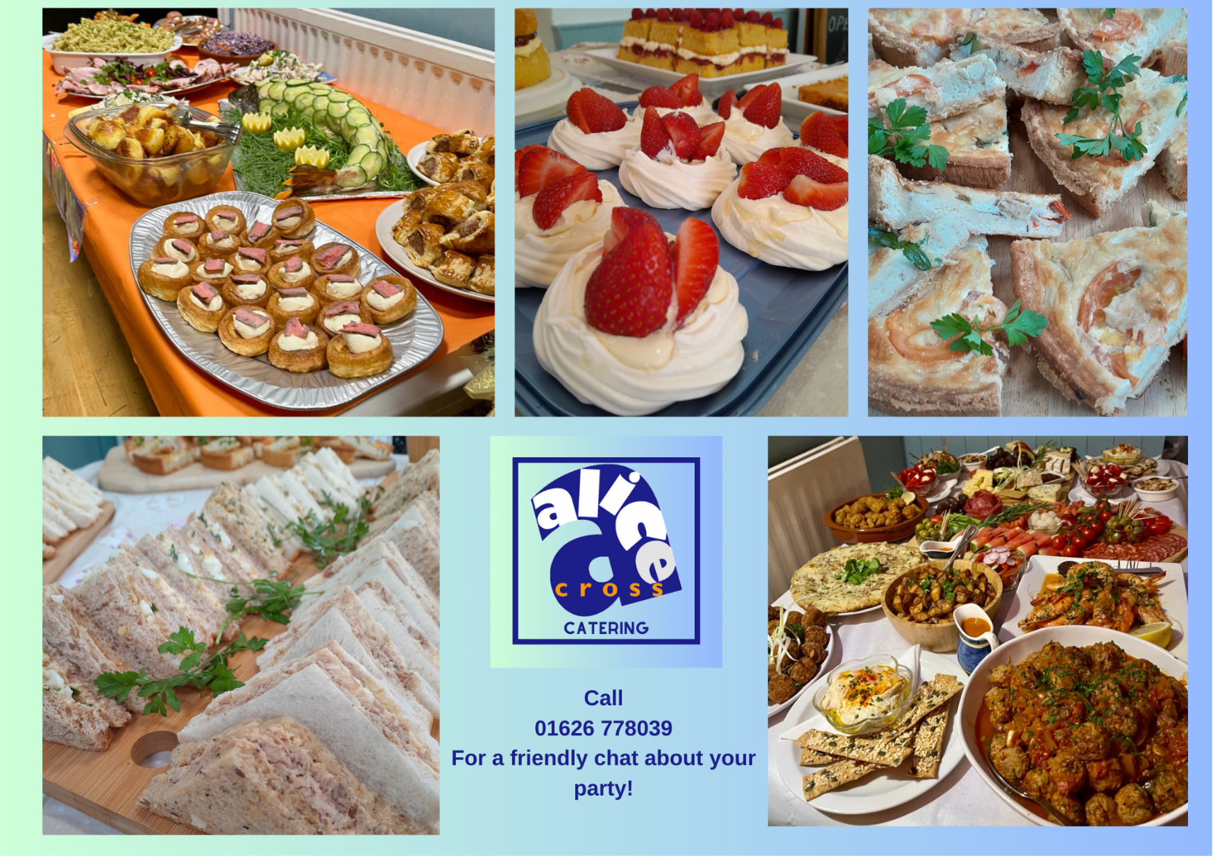 Event Catering - Alice Cross Centre