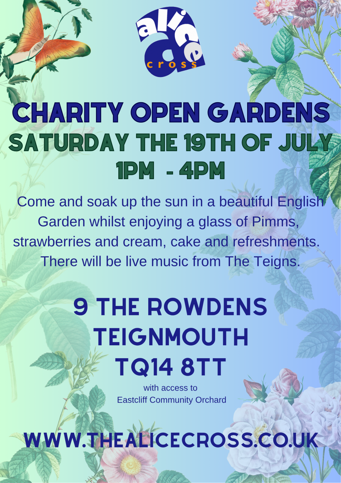 CHARITY OPEN GARDENS 2025 - Alice Cross Centre