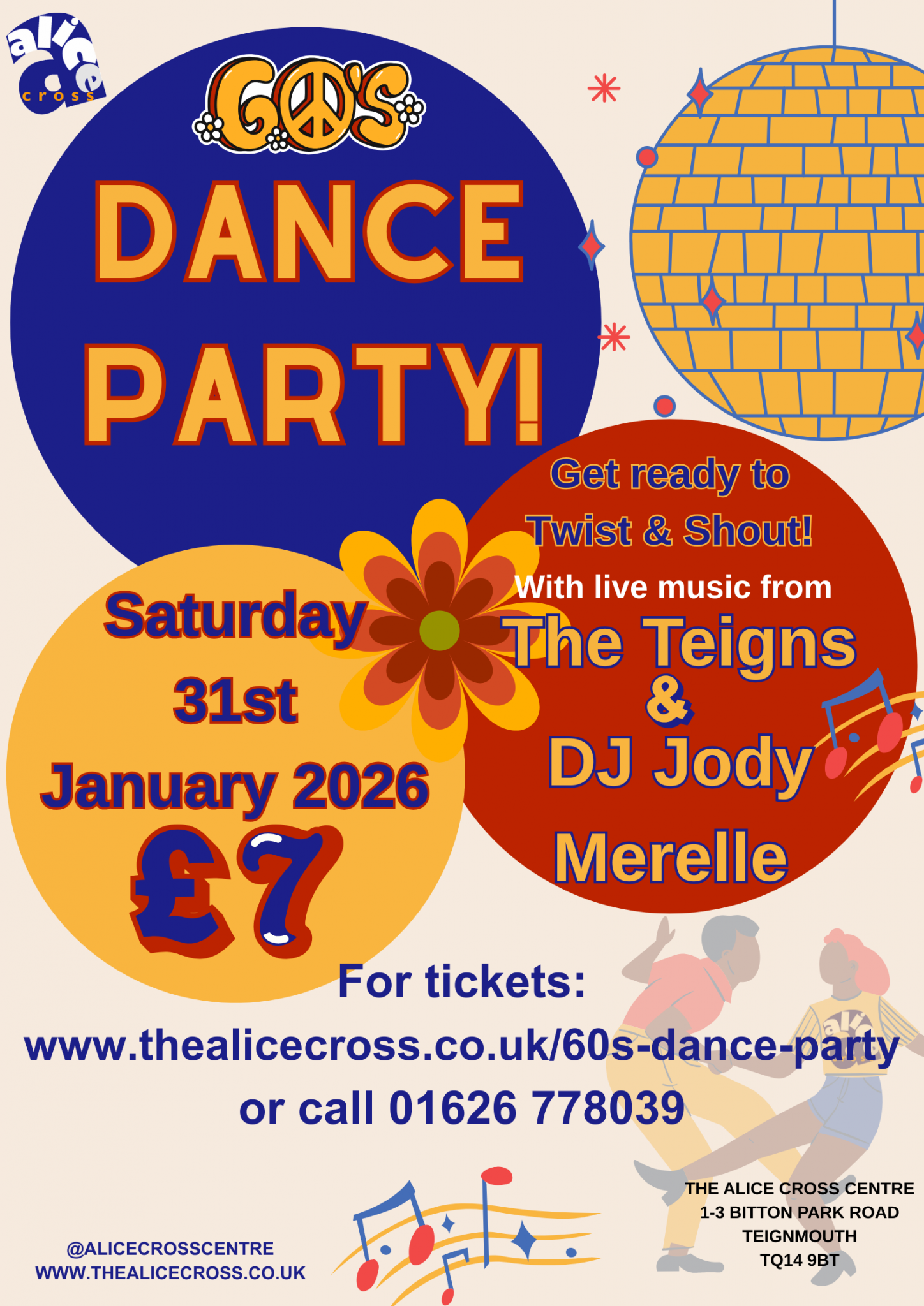 🎉 60s Dance Party🎶 - Alice Cross Centre